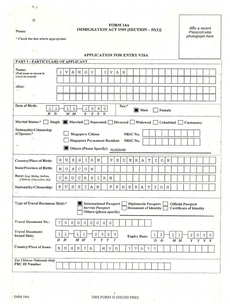 Form 14a SINGAPORE | PDF