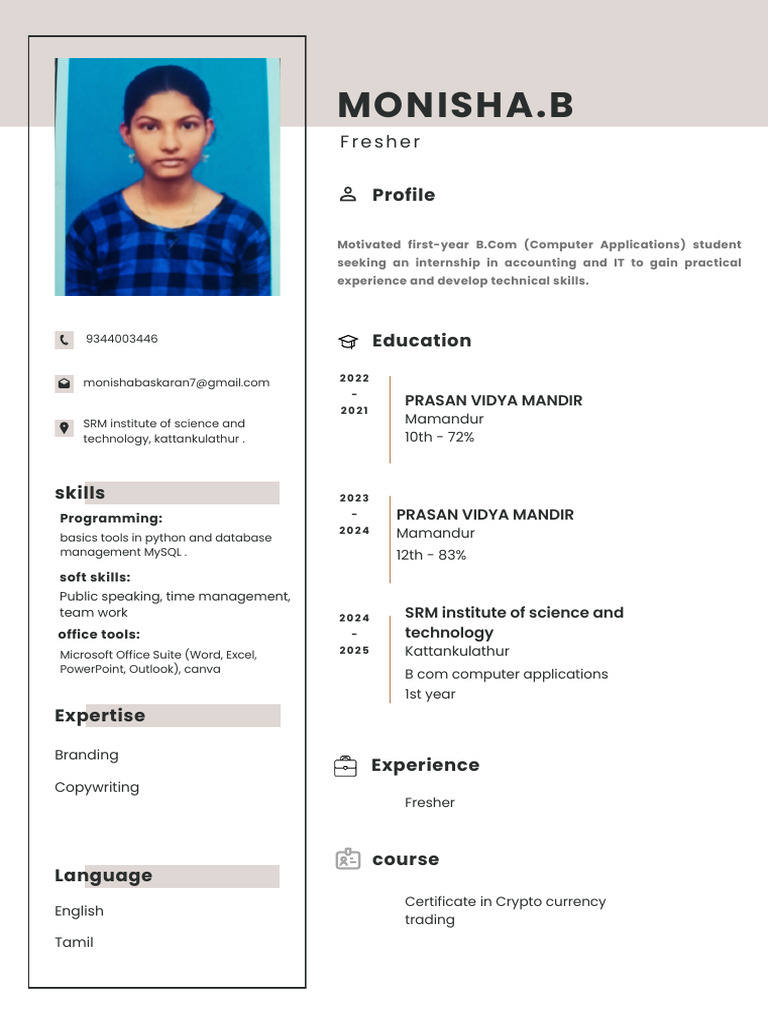 Simple Professional CV Resume 20250609 205853 0000 | PDF