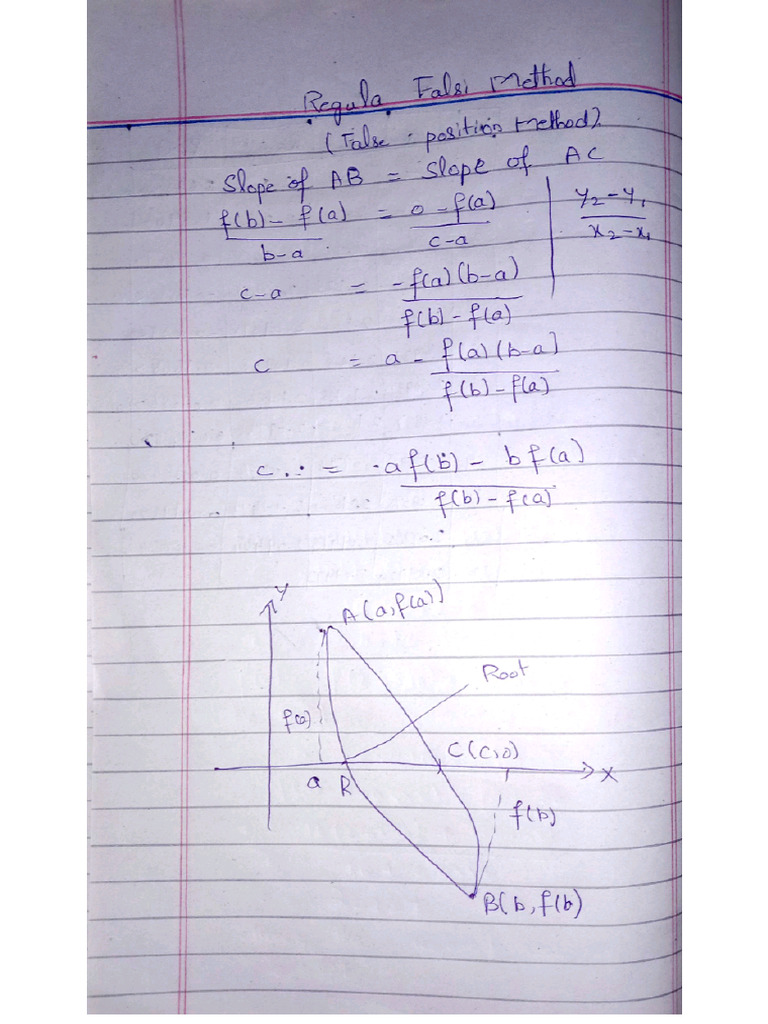 2 - Regula Falsi Method | PDF