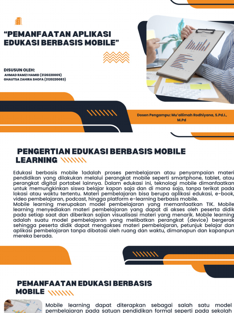 "Pemanfaatan Aplikasi Edukasi Berbasis Mobile" Ramzi & Ghautsa | PDF