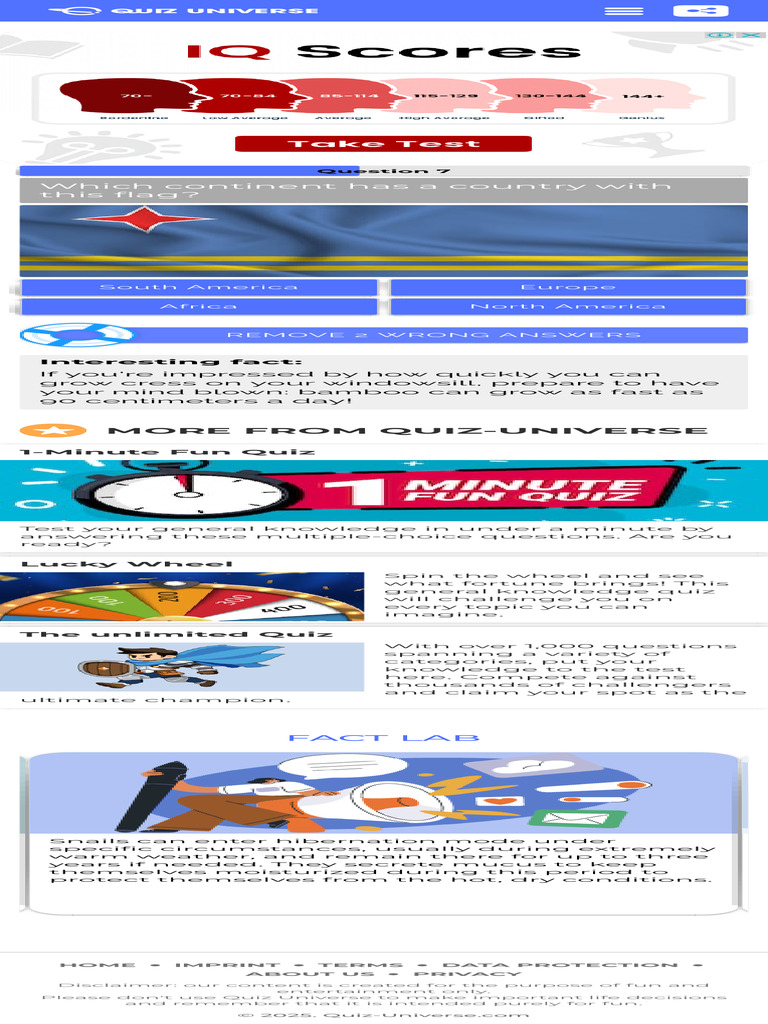Fun Quiz: Identify Flags by Continent | PDF