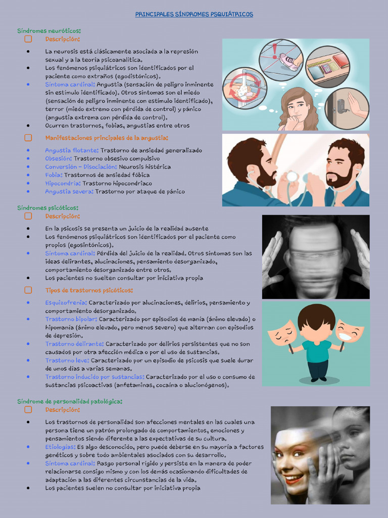 Principales Sindromes Psiquiatricos | PDF