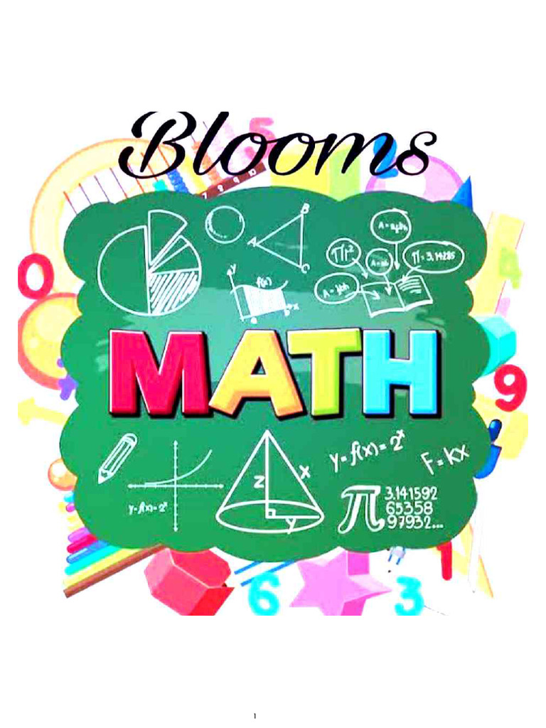 Blooms Math PDF | PDF
