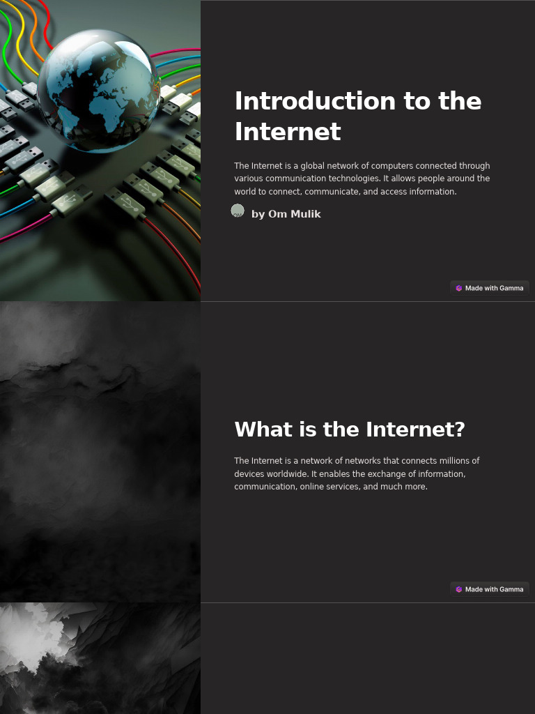 Introduction To The Internet | PDF | World Wide Web | Internet & Web