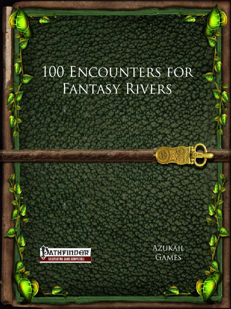 D&D3e - Pathfinder - 100 Encounters For Fantasy Rivers | PDF | License ...