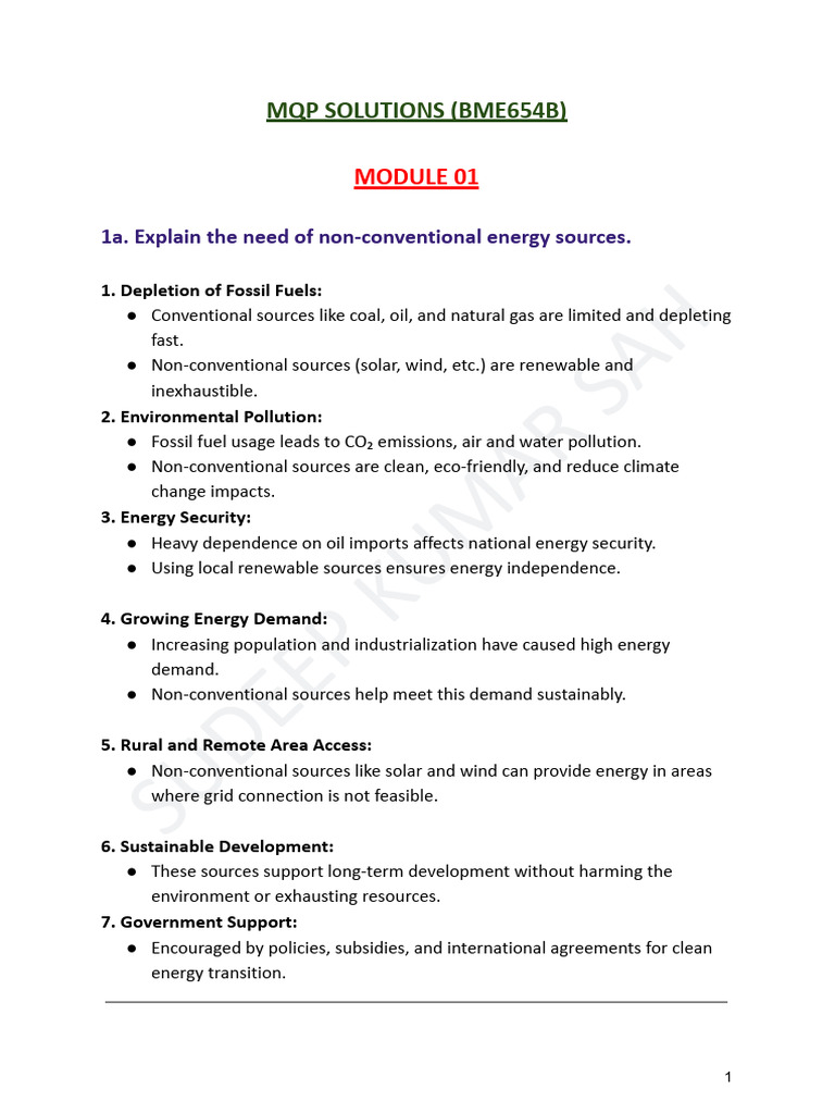 Importance of Renewable Energy Sources | PDF | Biogas | Ultraviolet