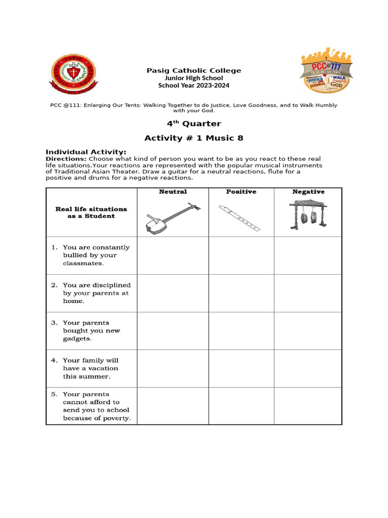 Music 8 Lesson | PDF