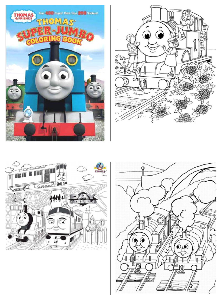 Carte de Colorat Thomas | PDF