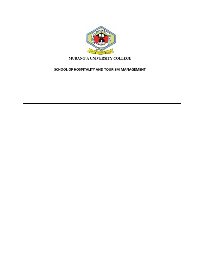 Hhm2111 Introduction To Hospitality &tourism Ordinary Exam | PDF | Tourism