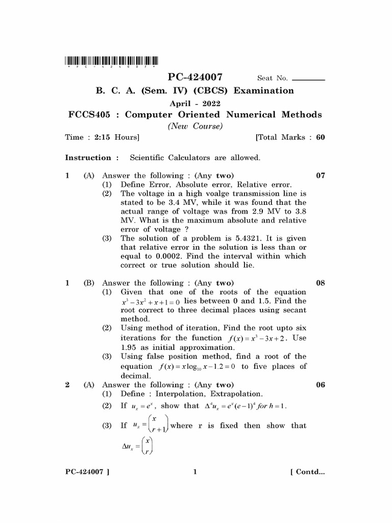 Maths 2022 | PDF