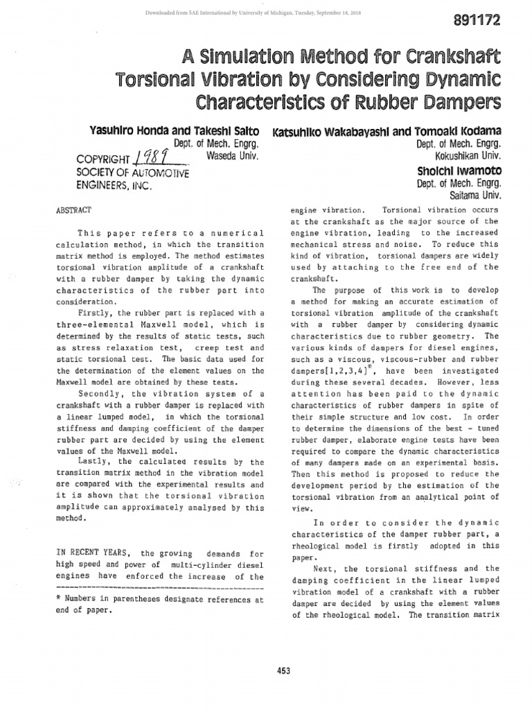 Maxwell 3 Element Model | PDF