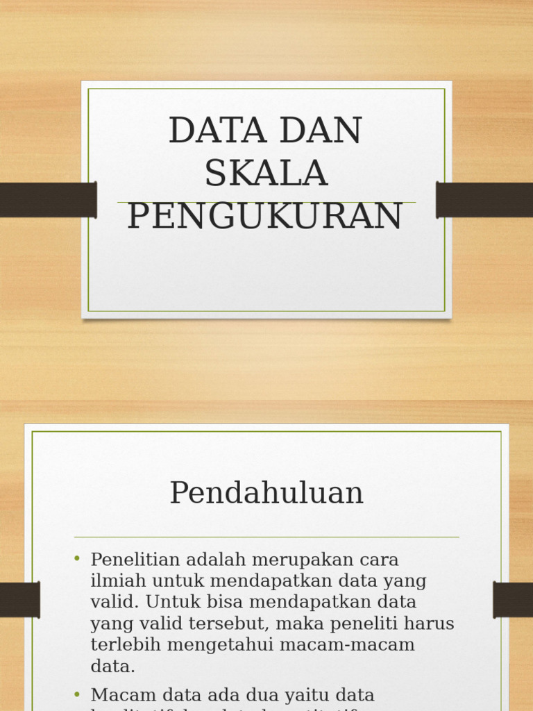Jenis Data Kuantitatif (Data Nominal, Ordinal, Interval, Rasio) . | PDF