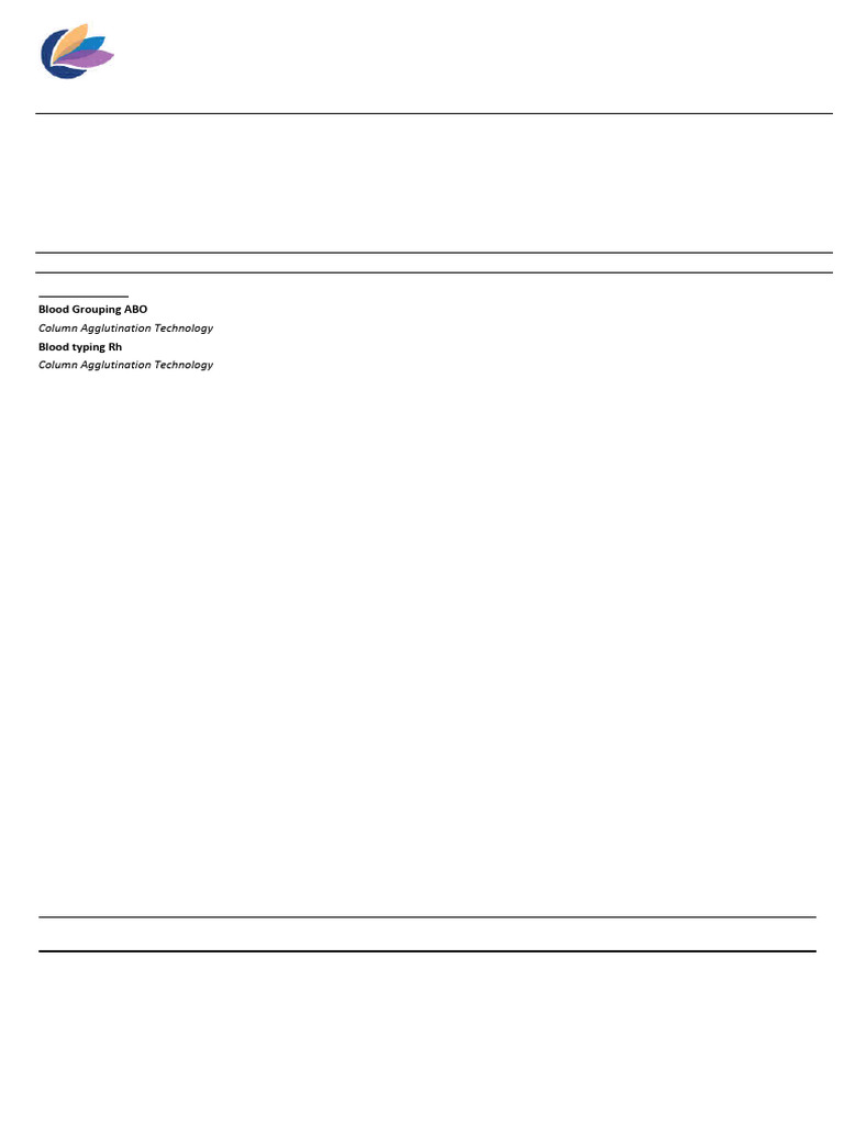 Blood Test Report - Premier Diagnostic Center | PDF