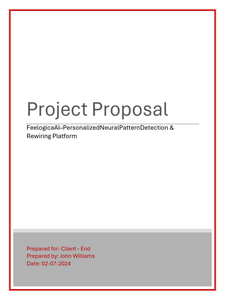 Project Proposal AI Neuro Sensor PDF | PDF | Artificial Intelligence | Intelligence (AI) & Semantics