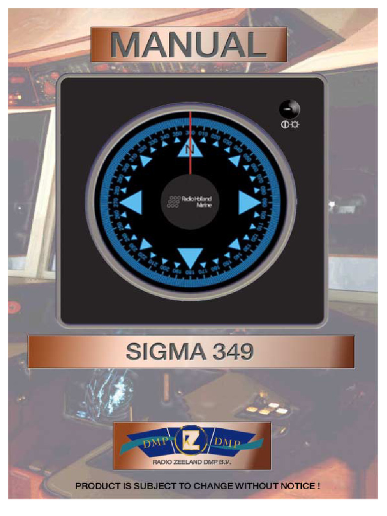 Sigma 349 Manuall | PDF