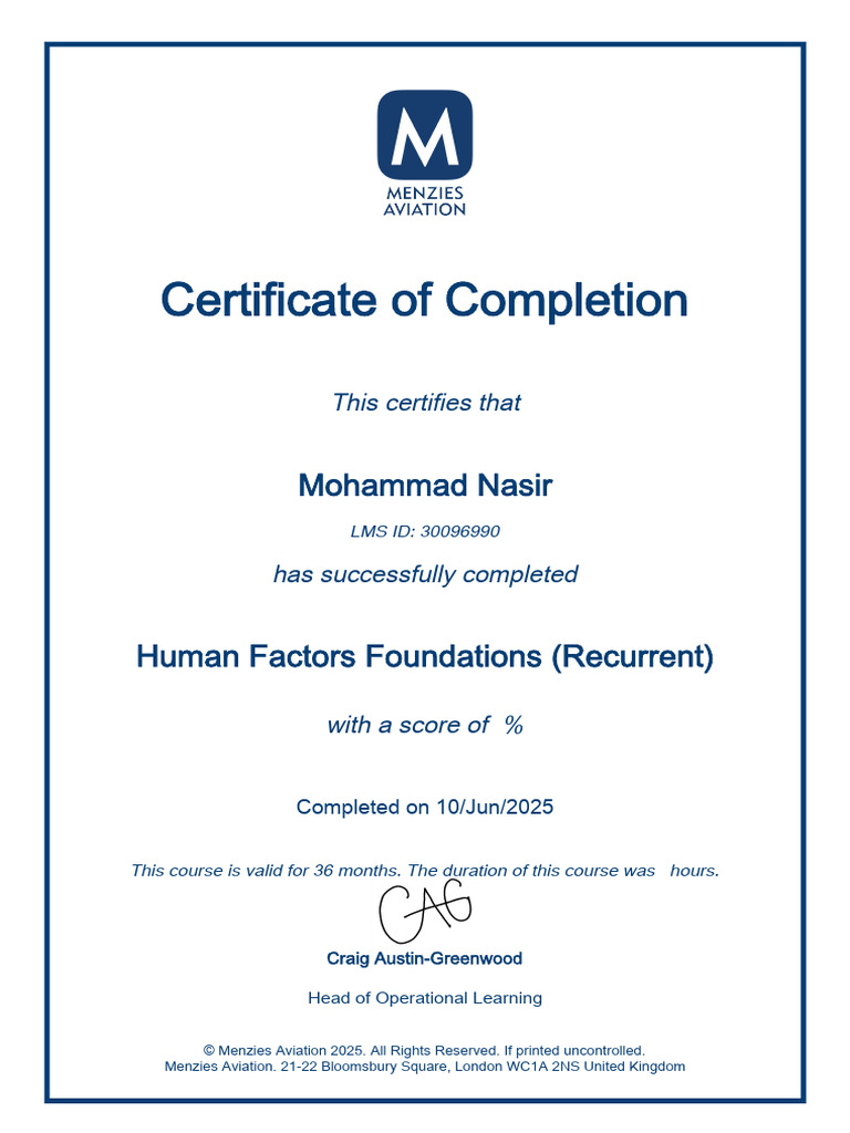 CertificateOfCompletion 1 | PDF