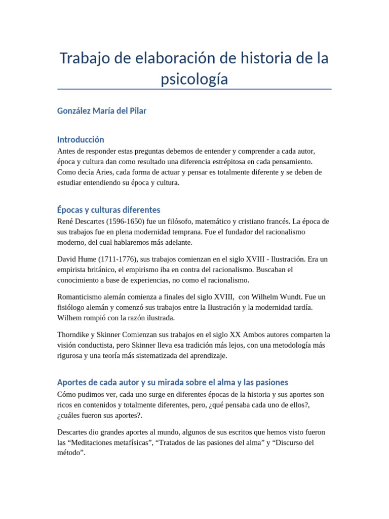 Bosquejo - Formato - Cuidado 2 | PDF | René Descartes | David Hume
