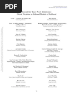 Cultural Model of Self by Markus and Kitayama (1991) | PDF | Liberal ...