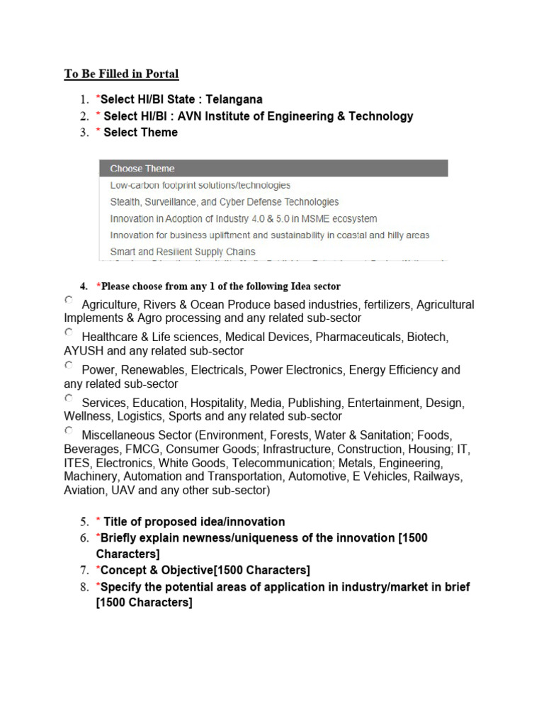 MSME Proposal Submission Guidelines | PDF