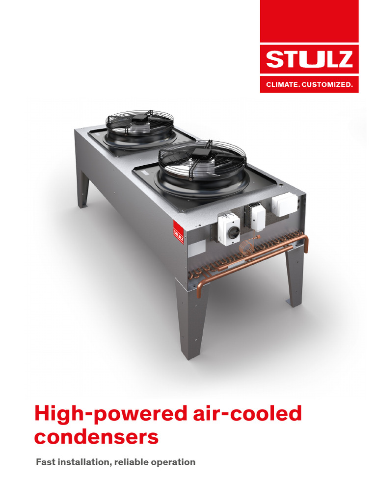 STULZ High-Powered Condensers Overview | PDF | Capacitor | Electrical ...
