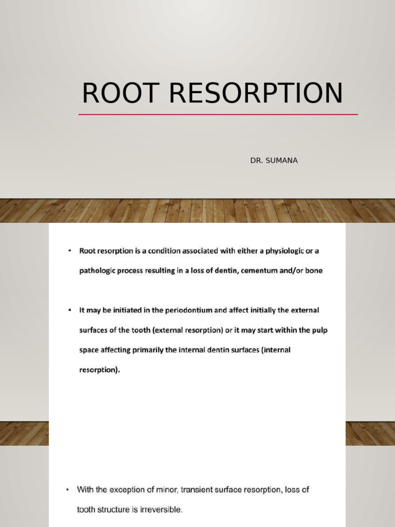 Root Resorption 1 | PDF