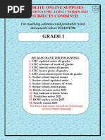 Grade 1 Term 1 Exams 2025 PDF | PDF | Learning | Human Communication