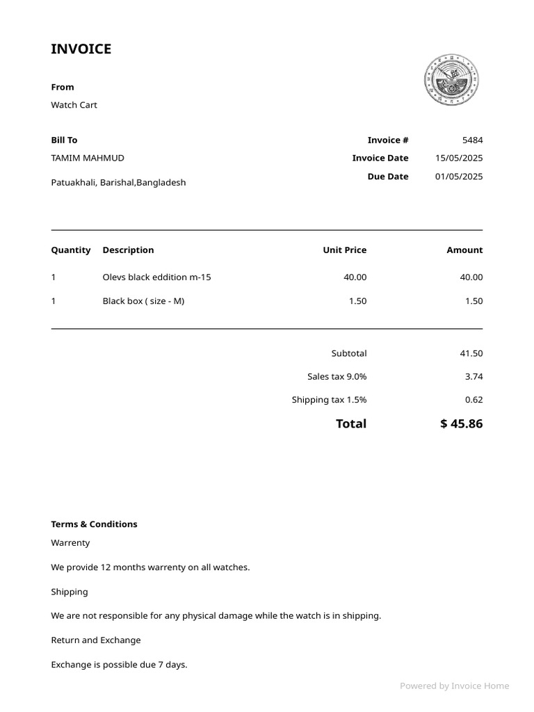 5484 Tamim Mahmud | PDF