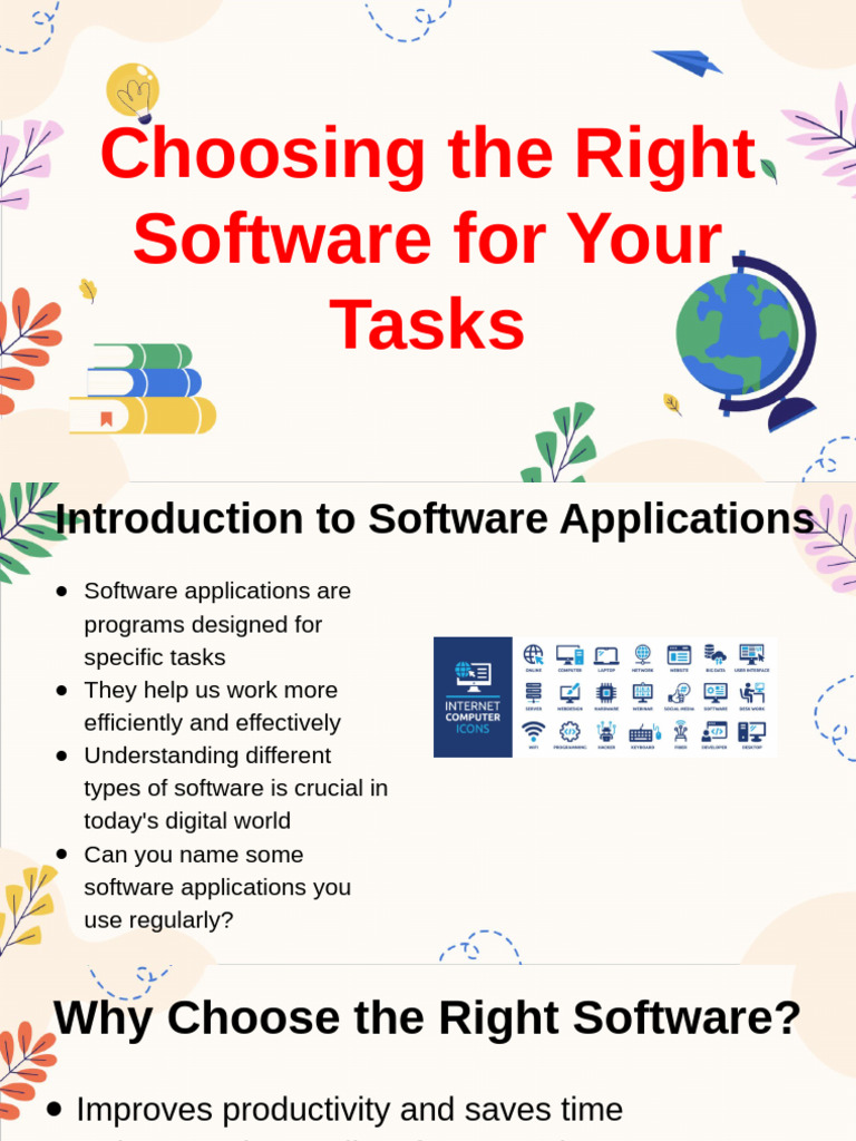TLE 8 Q1 5. Familiarize Themselves With Appropriate Software ...