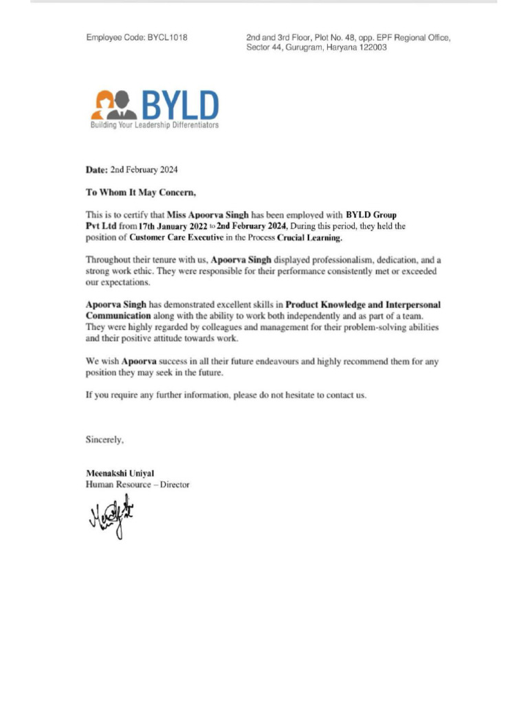 BYLD Exp | PDF