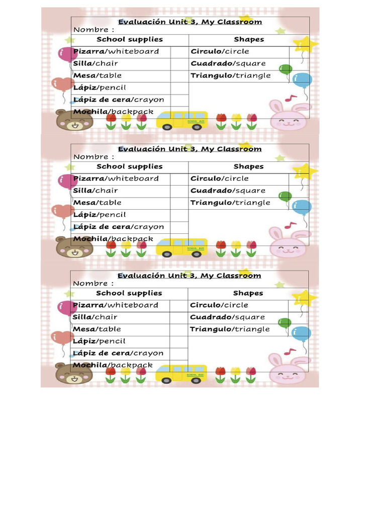 Eval Unit 3 PK | PDF