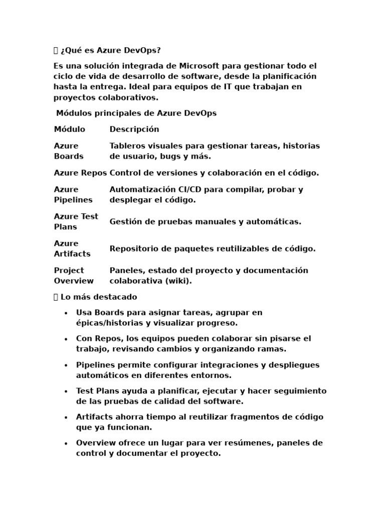 Introduccion A Azure Devops | PDF | Control de versiones | Software