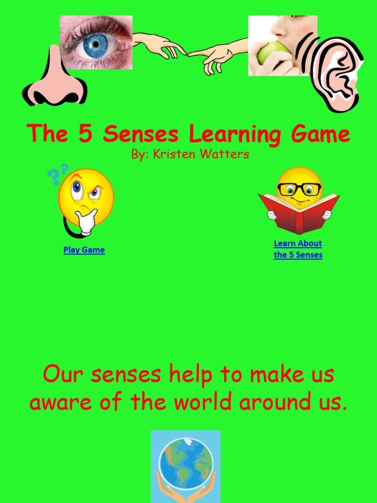 5 Senses Interactive Learning Game | PDF | Senses | Taste