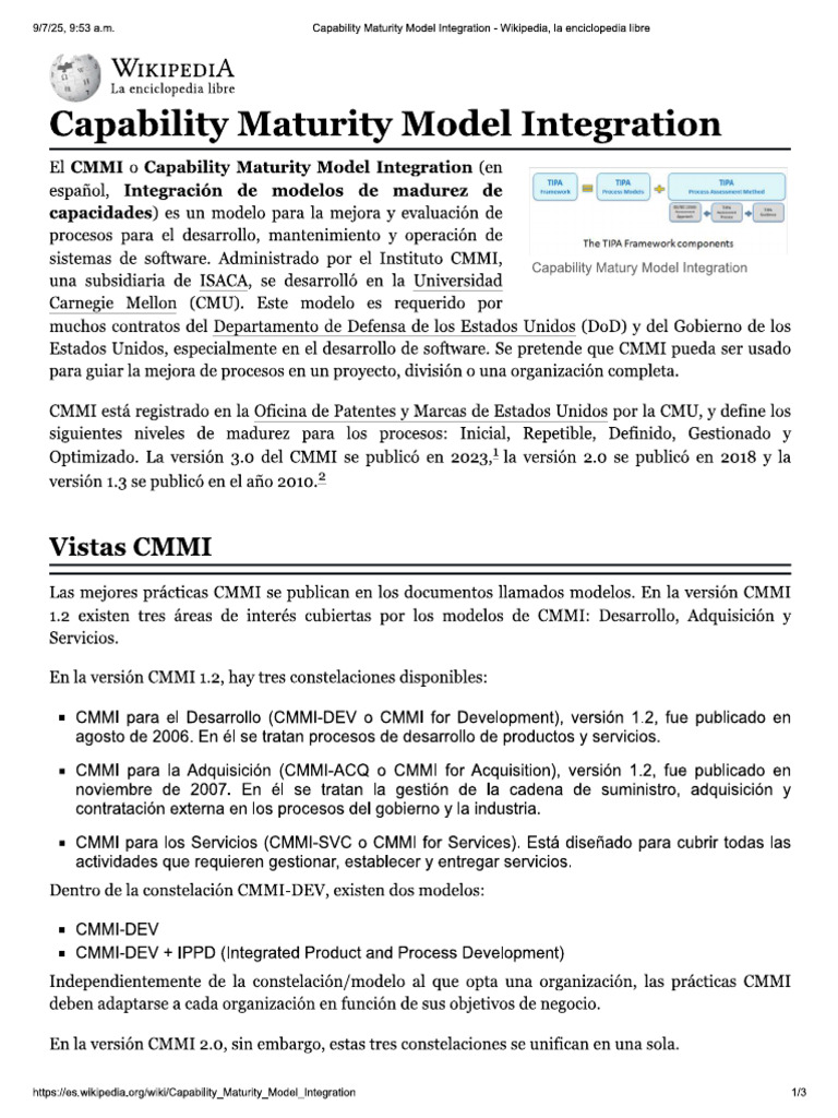 Cmmi | PDF