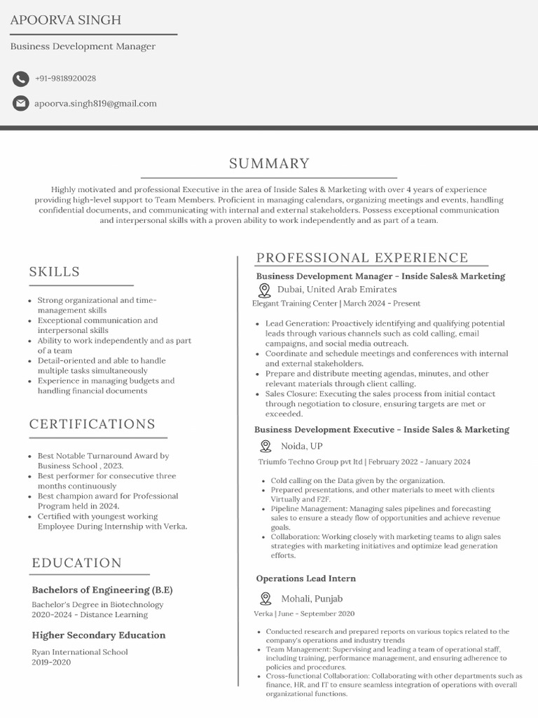 Updated Resume | PDF
