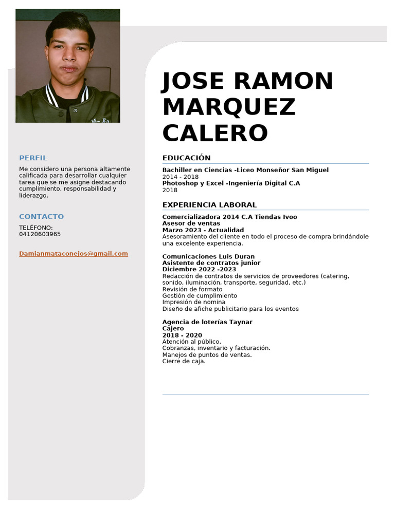 Jose Ramon Marquez Calero | PDF