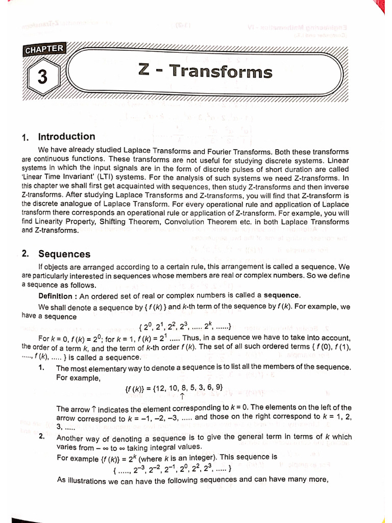 Z Transform | PDF