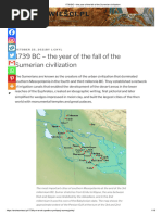 Timeline of Sumerian History | PDF | Babylonia | Sumer