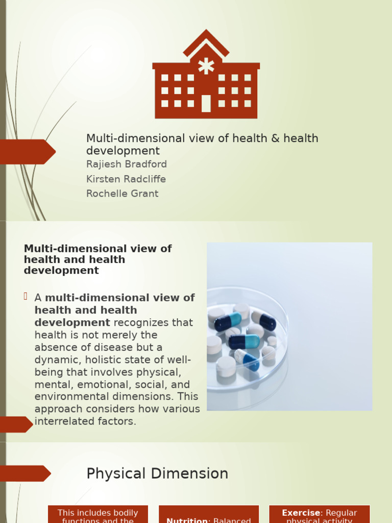 Multi-Dimensional View of Health & Health Development | PDF | Stress ...