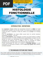 Cours D'histologie Generale | PDF | Immunohistochimie | Histologie