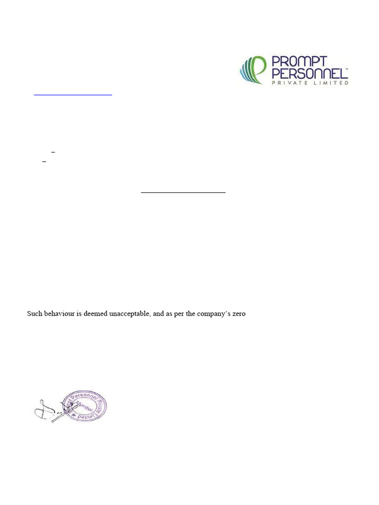 Termination Letter - Somnath Shivaji Borude | PDF