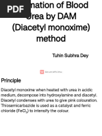 Blood Urea Estimation by DAM Method | PDF | Clinical Medicine | Kidney