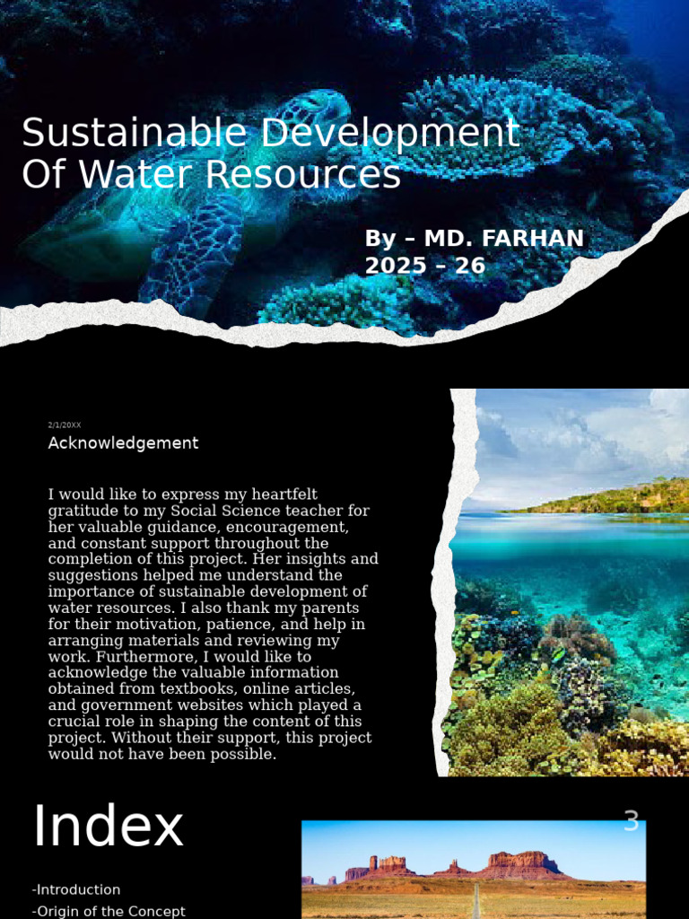 FARHAN'S SST Project PPT Sorry XD | PDF | Groundwater | Irrigation