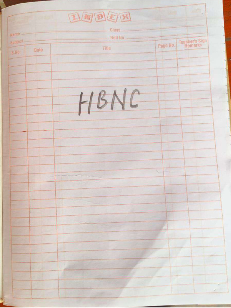HBNC 1 | PDF