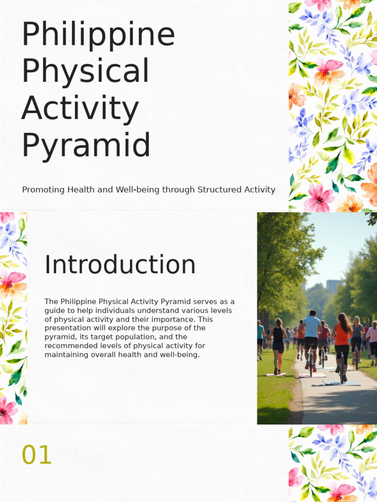 Philippine Physical Activity Pyramid | PDF | Physical Fitness | Health Care