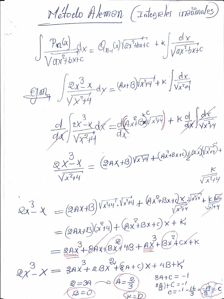 Ejercicios Integrales | PDF