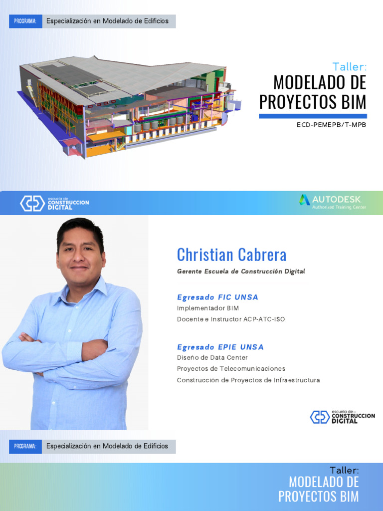 T-MPB - Taller Modelado de Proyectos BIM | PDF | Autodesk Revit