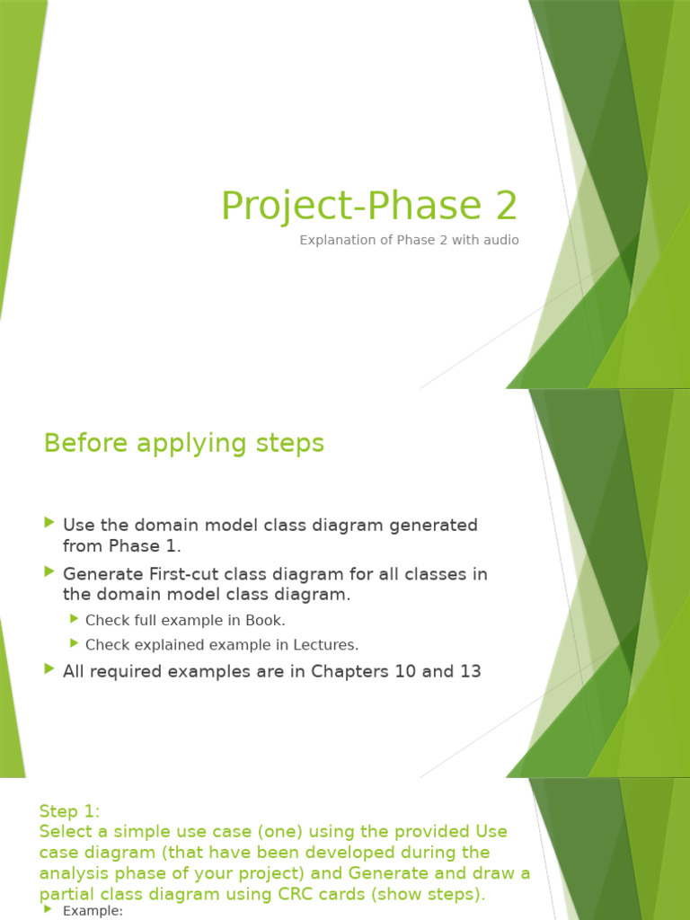 Project Phase 2 Explanation | PDF