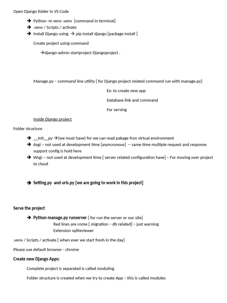 Open Django Folder in Vs Code | PDF | Software | Computing