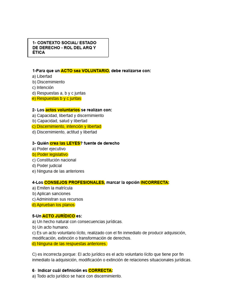 01 - Choice Legal Preguntas Juntas | PDF | Fuentes del derecho | Propiedad
