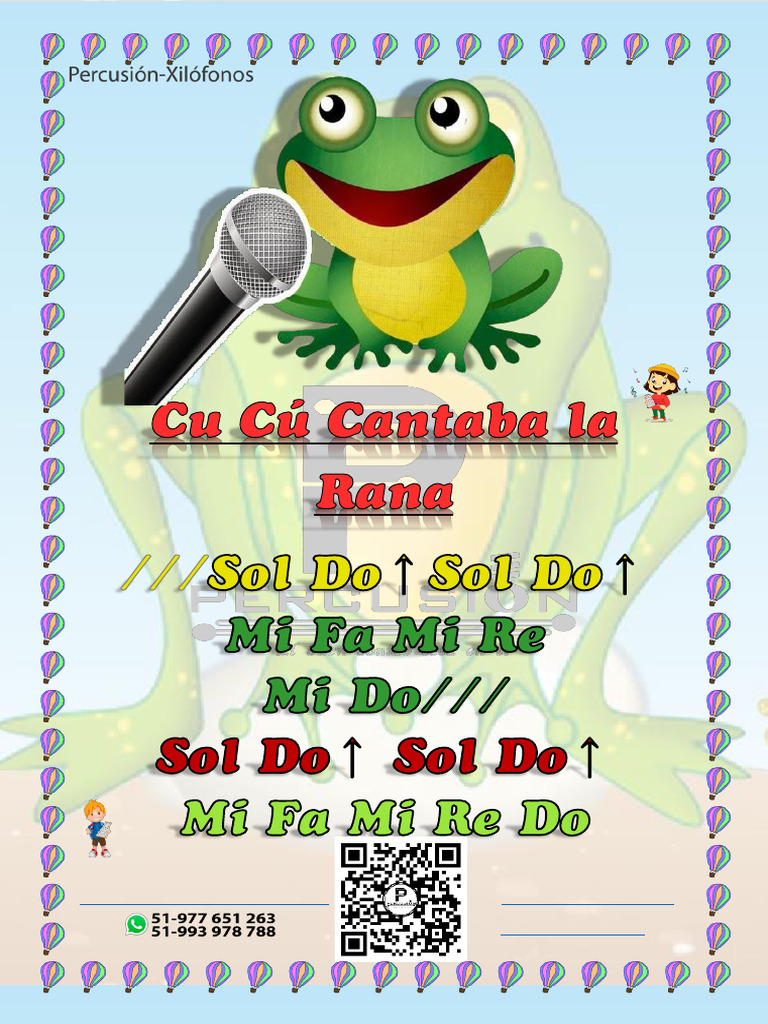 Cucu Cucu Cantaba La Rana | PDF